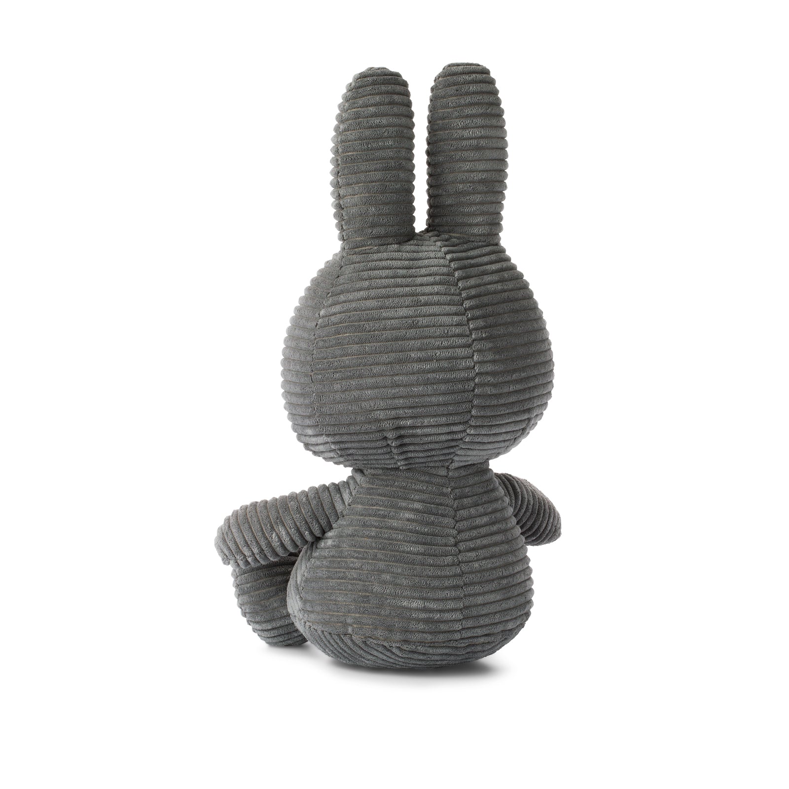 Miffy Plush Sitting Corduroy Teddy In Grey - For Hugs & Play