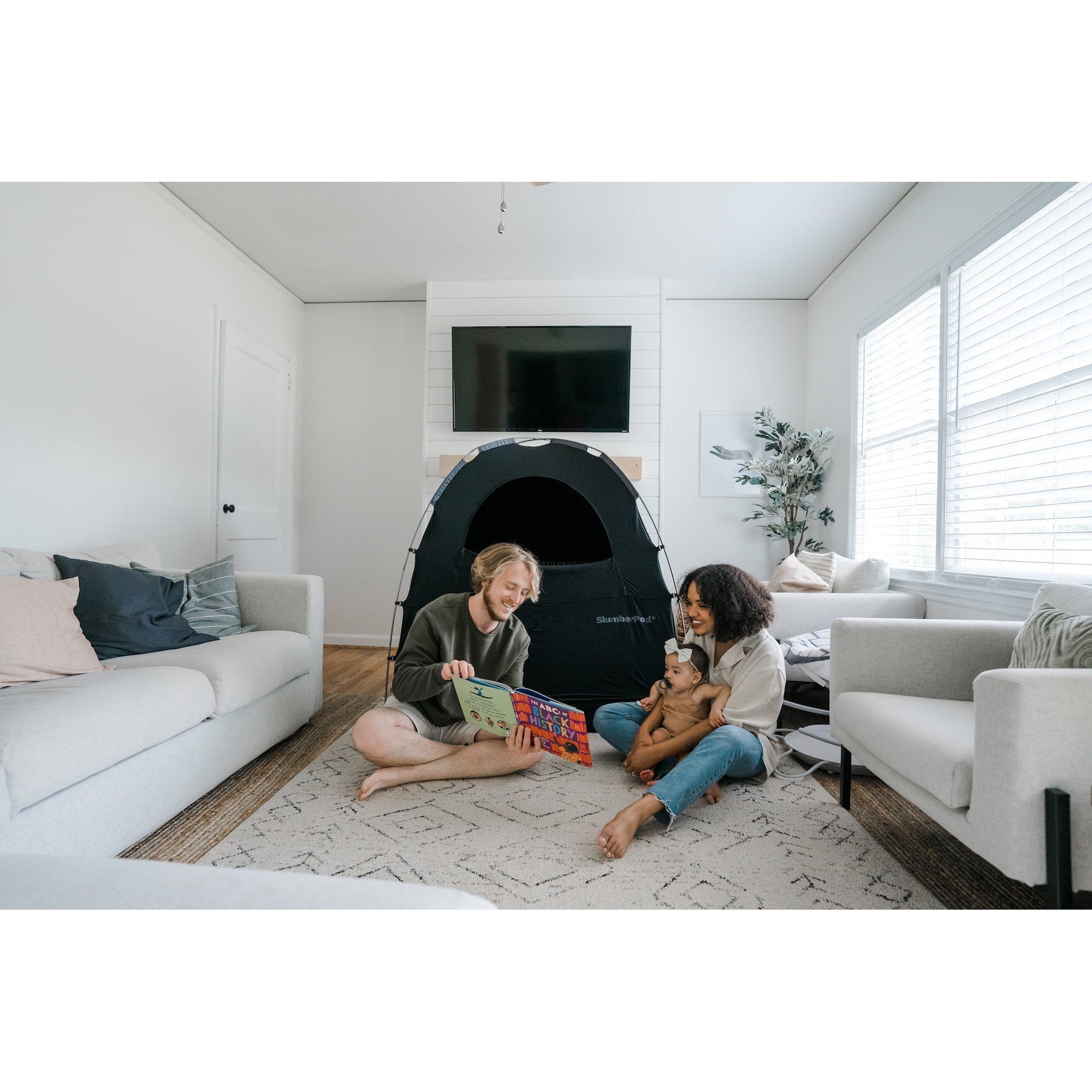 SlumberPod Baby Privacy Pod In Black - Metro Baby