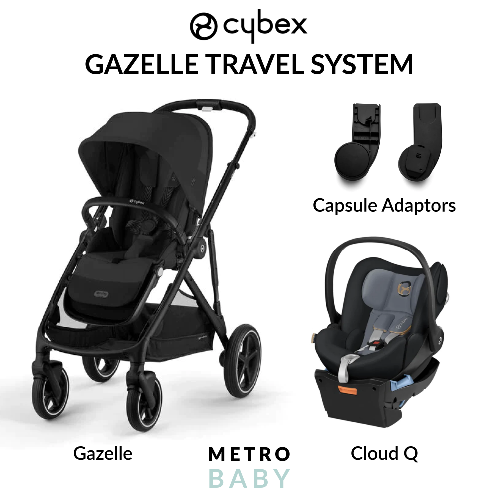Gazelle S Pram & Cloud Q Capsule Bundle - Parenting Fun