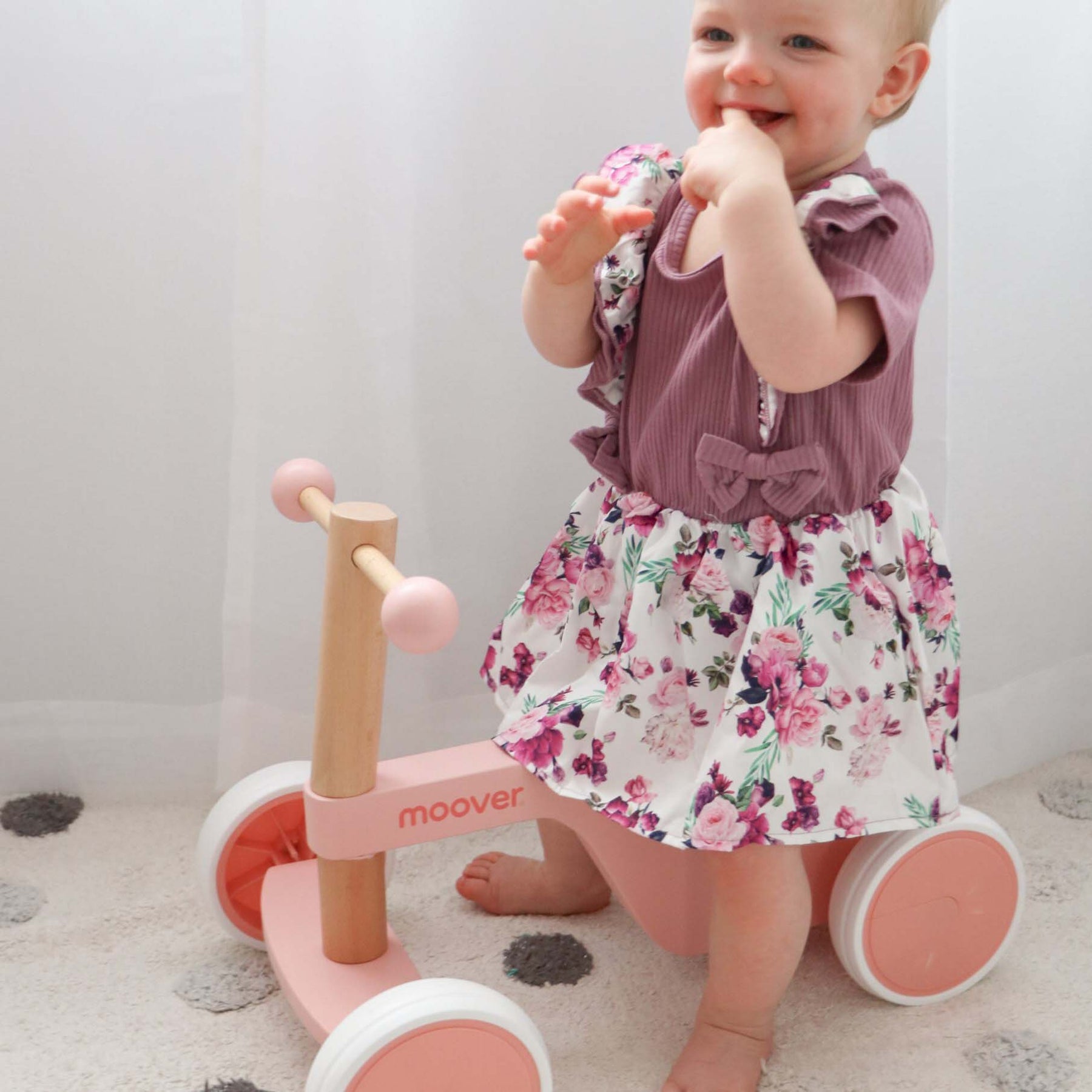 Moover Ride-On Bike In Various Colours - Toddler First Bike