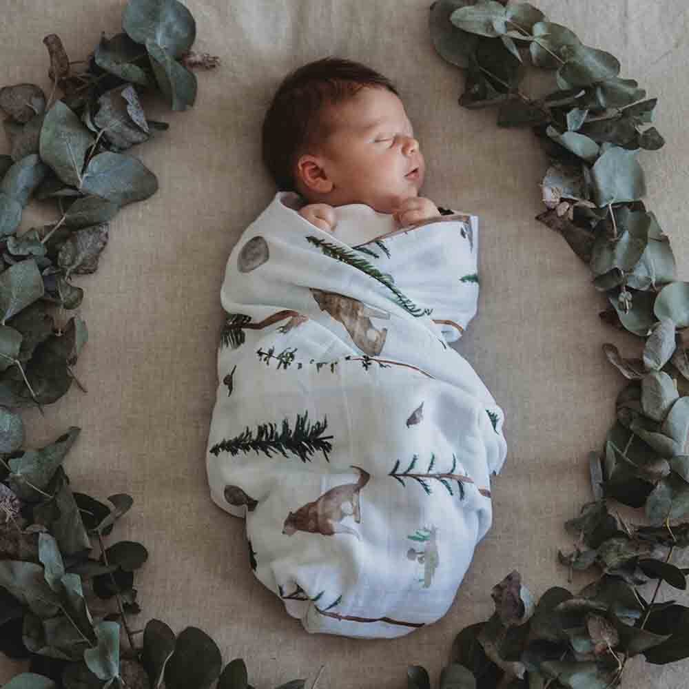 Snuggle Hunny Kids Organic Muslin Wrap In Alpha - Buy Now