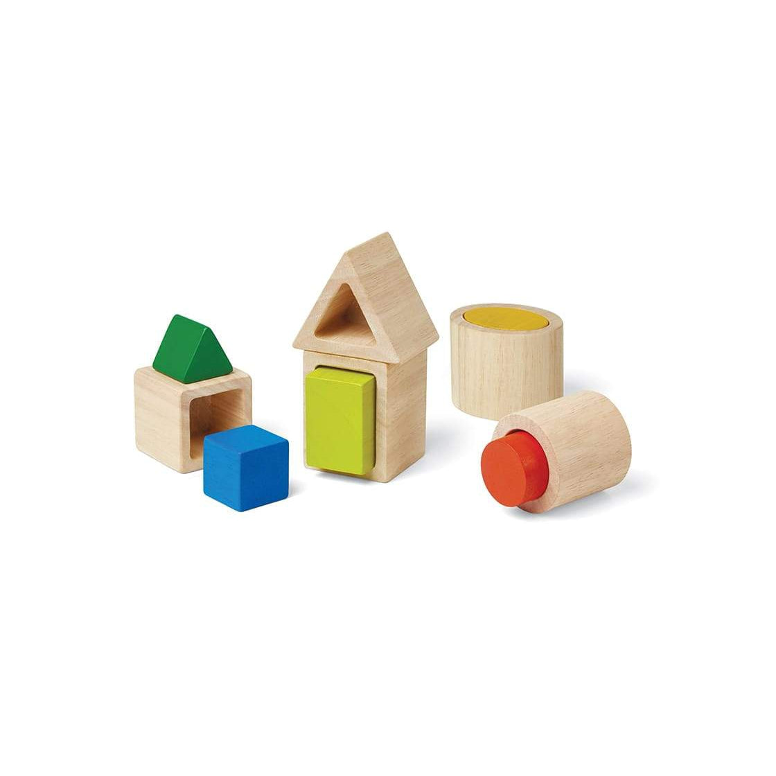 PlanToys Geo Matching Boxes - Enhance Spatial Skills