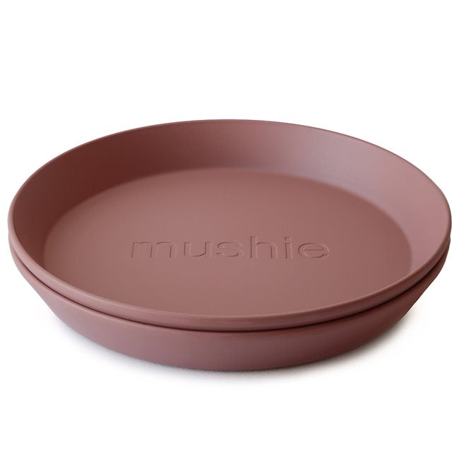 Mushie Round Dinner Plate In Various Colours - Buy Now