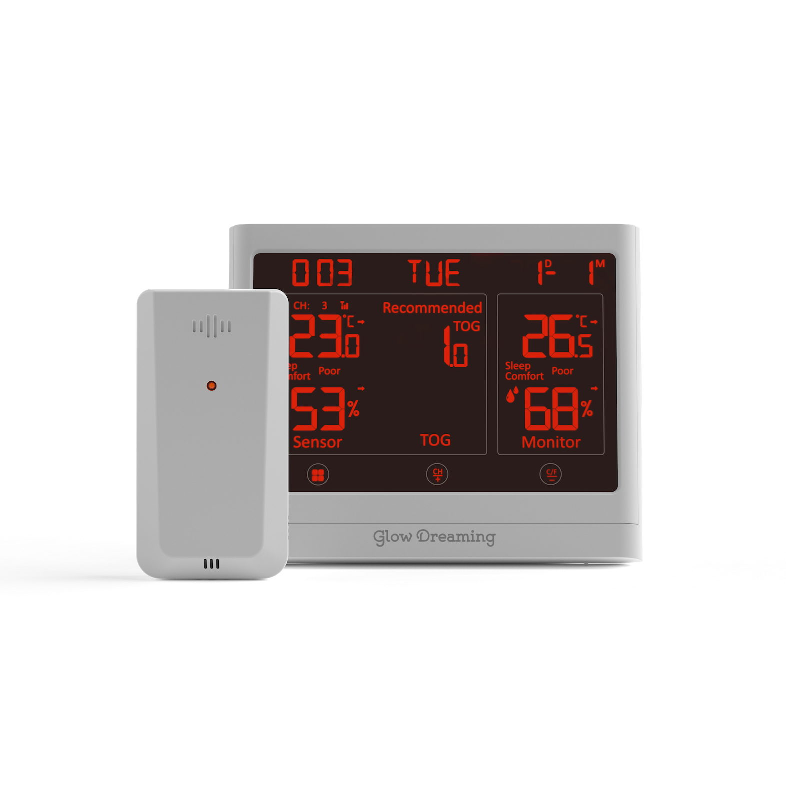 Glow Perfect Sleep Sensor - Monitor & Ensure Rest