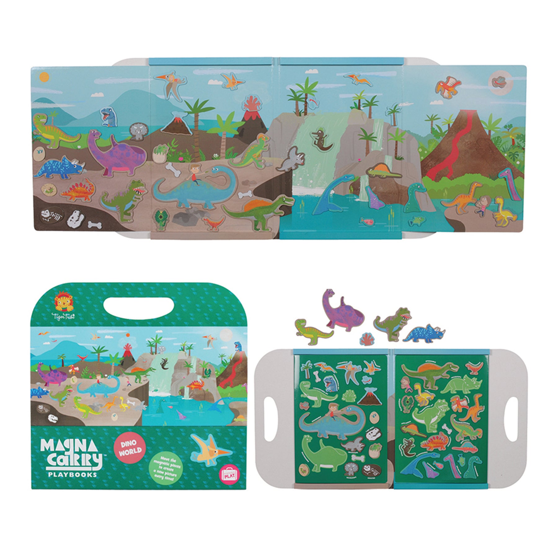 Magna Carry - Dino World Prehistoric Adventure Set