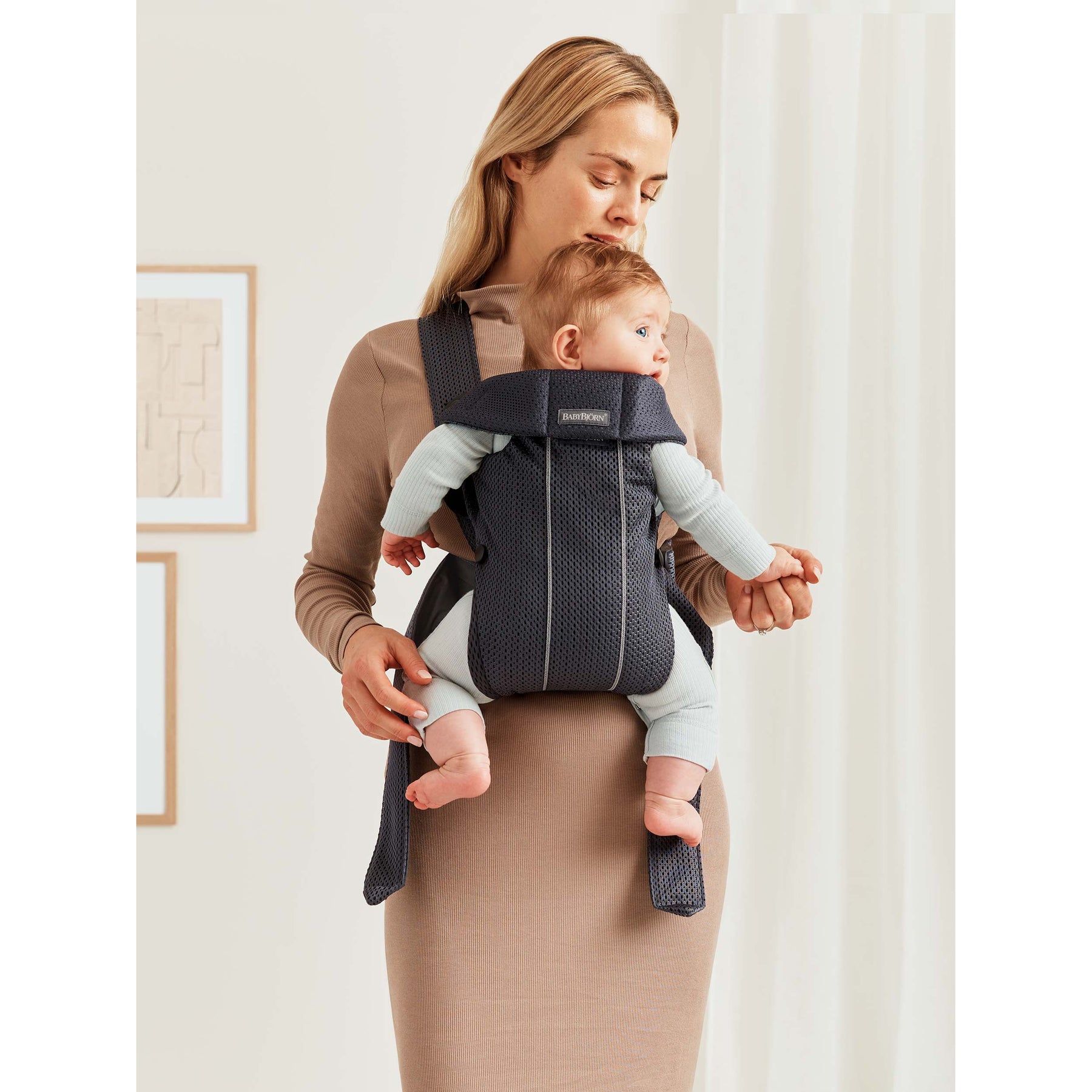 Baby Carrier Mini In Anthracite 3D Mesh - Metro Baby