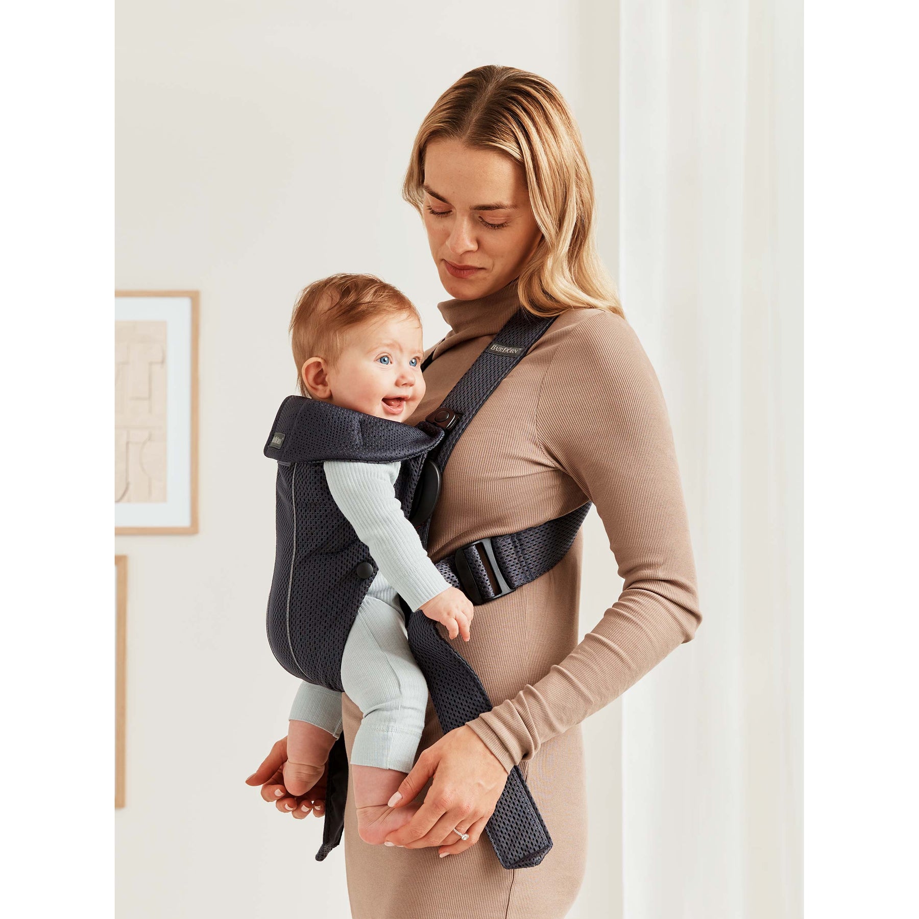 Baby Carrier Mini In Anthracite 3D Mesh - Metro Baby