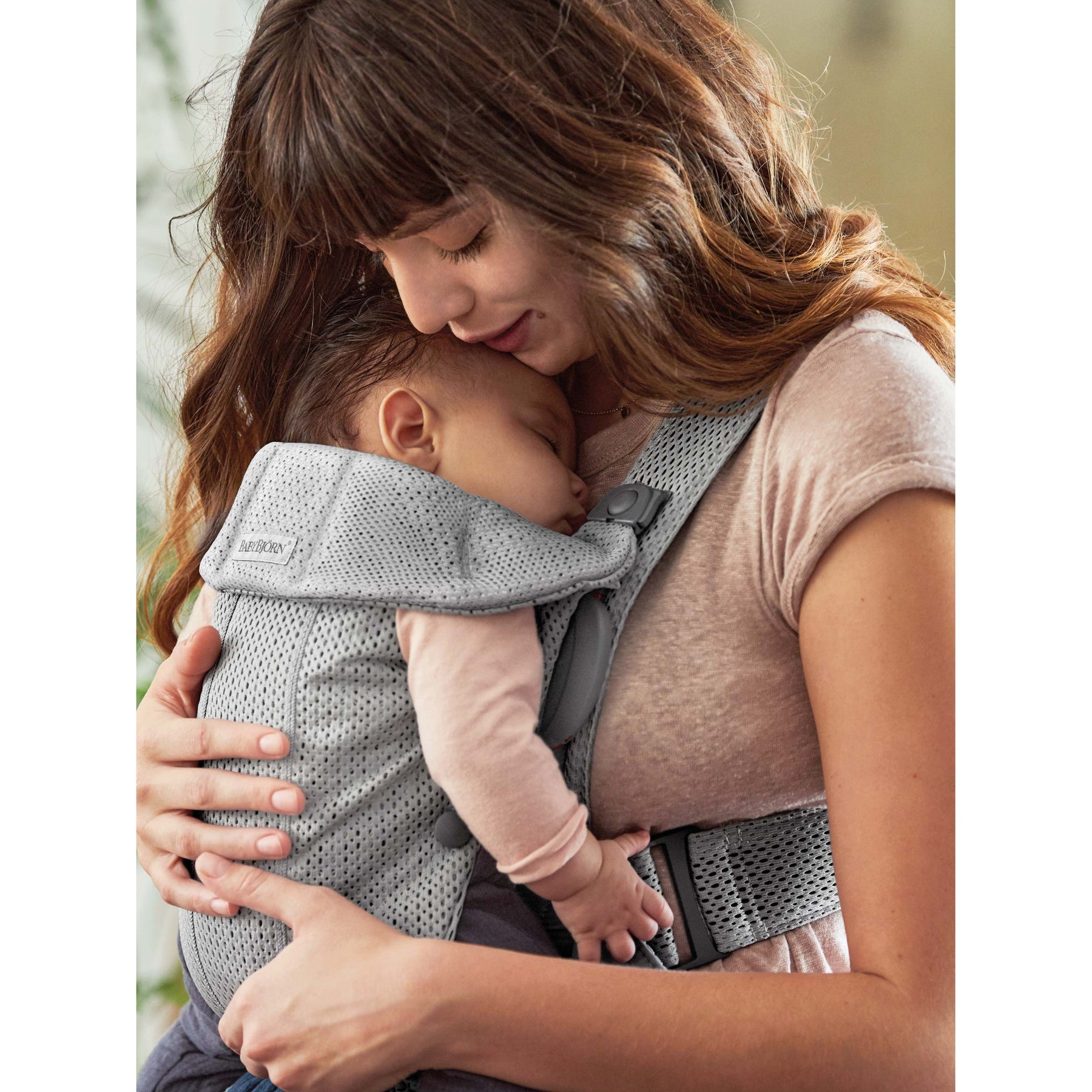 Baby Carrier Mini In Light Grey 3D Mesh - Metro Baby