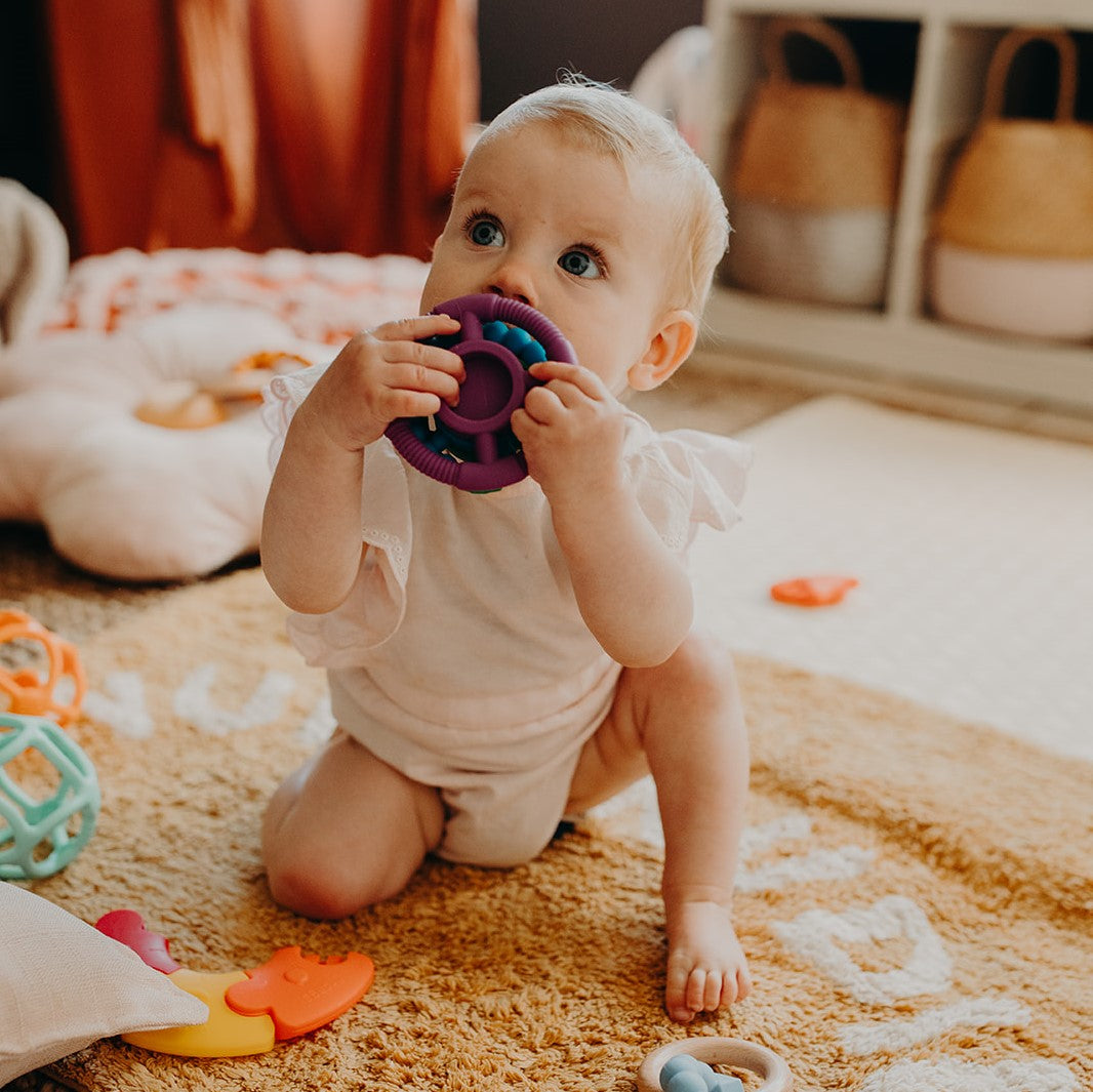 Jellystone Rainbow Stacker & Teether Toy - Various Colours