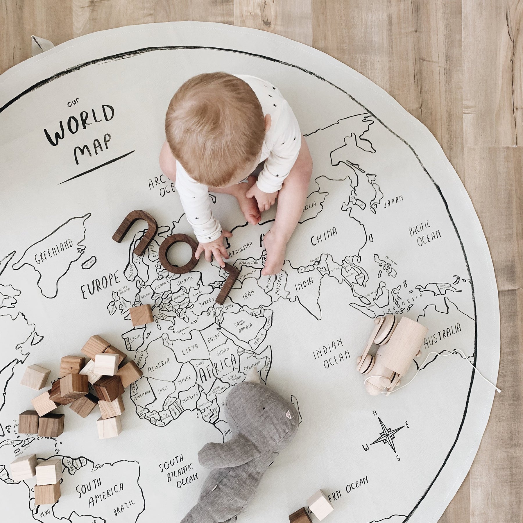 Play & Go Midi Circle World Map - Educational & Interactive